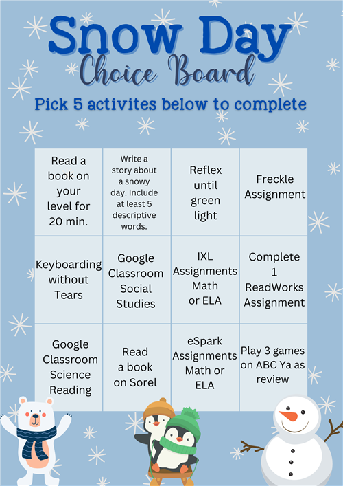 Merante, Adrianna / Snow Day Assignments